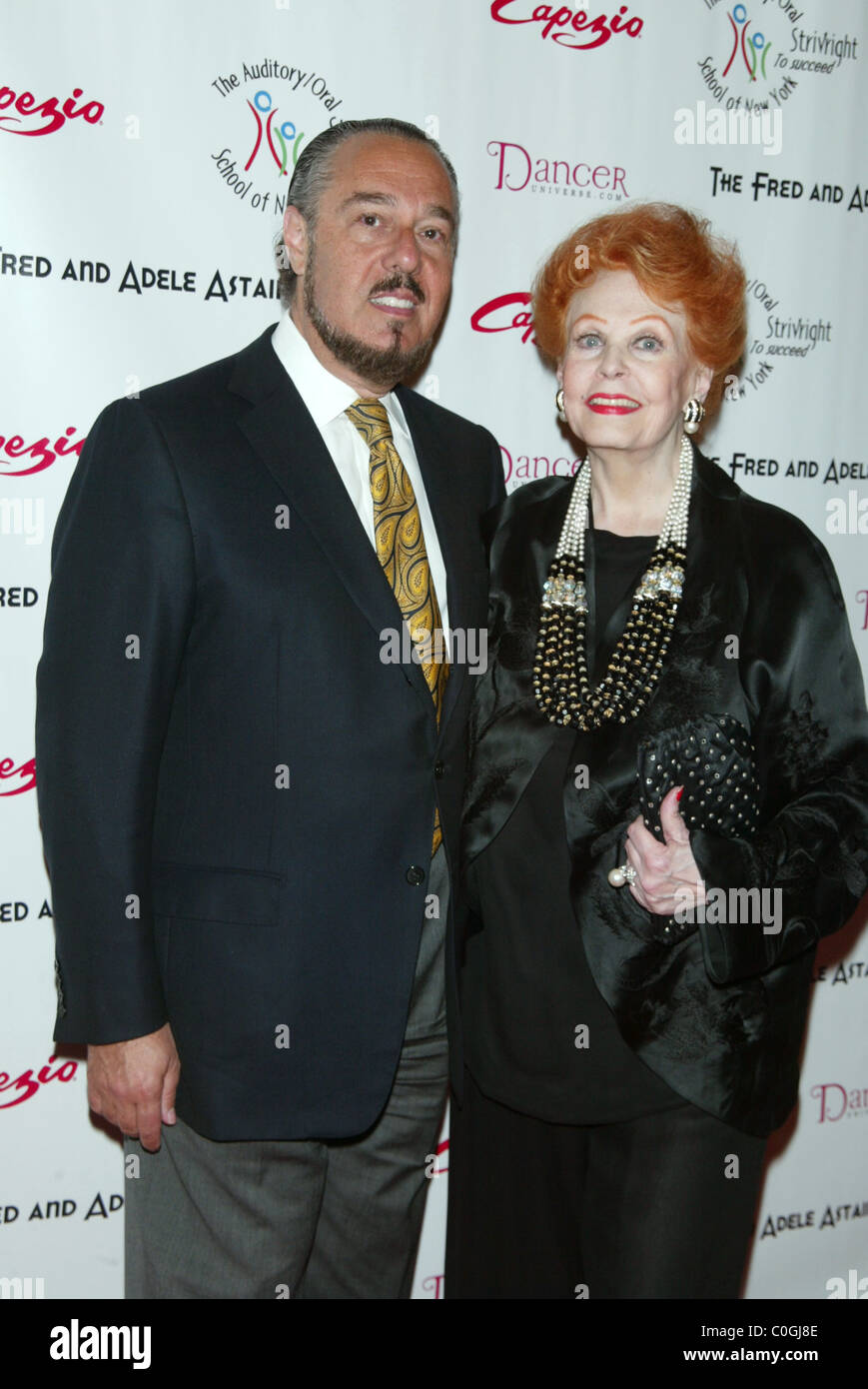 Mark Rosen and Arlene Dahl attending the Fred and Adele Astaire Awards ...