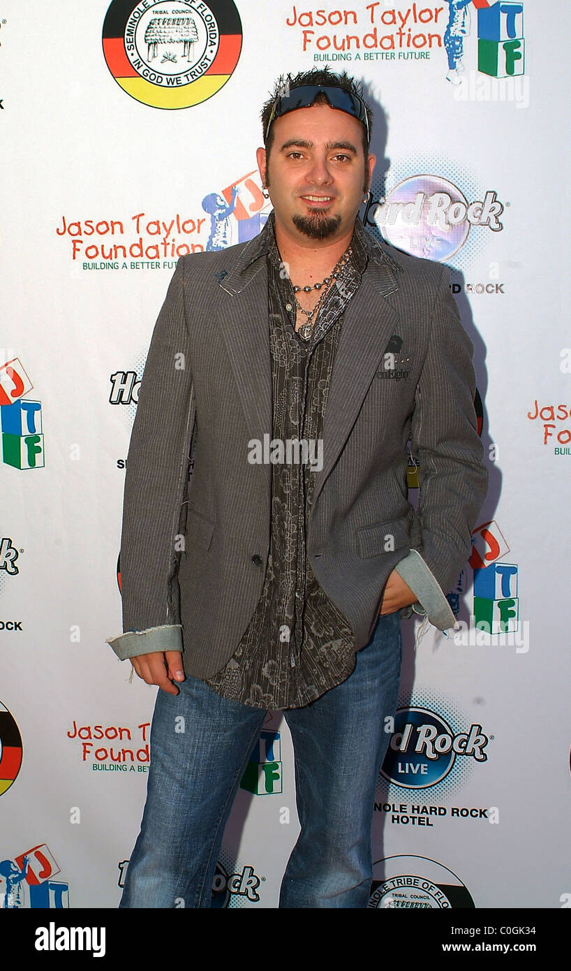 Chris Kirkpatrick at the Jason Taylor Foundation's Charity Gala dinner ...