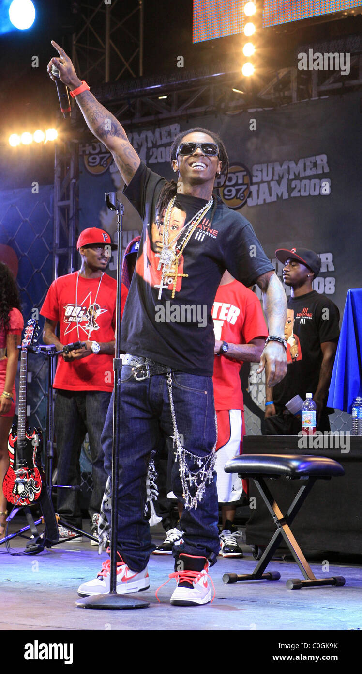 Lil Wayne The 2008 Hot 97 Summer Jam held at Giants Stadium Rutherford ...
