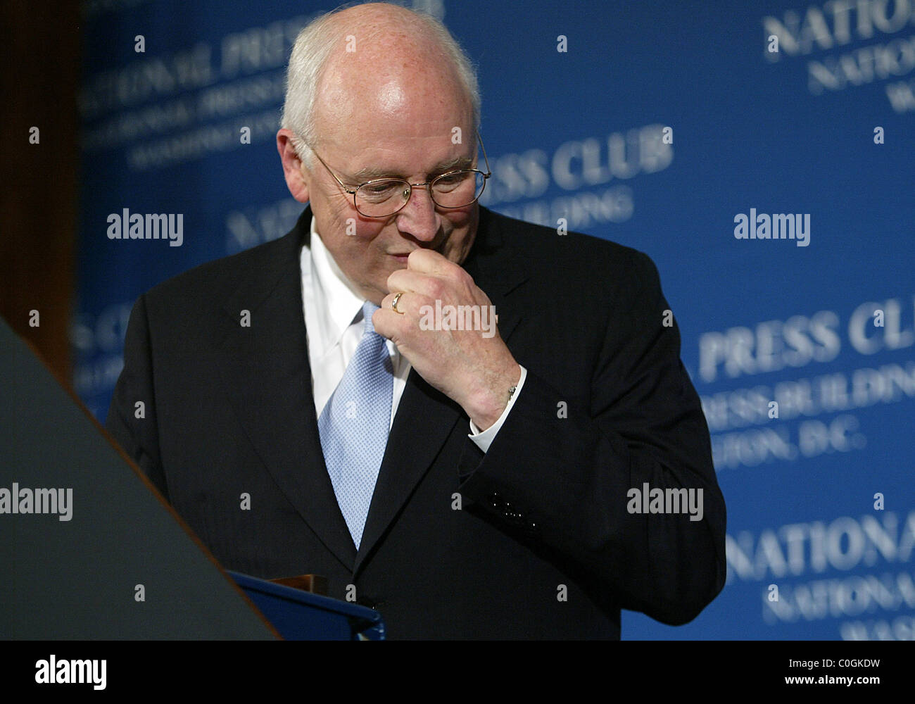 Vice President Dick Cheney addresses a Ford Foundation luncheon in the ...