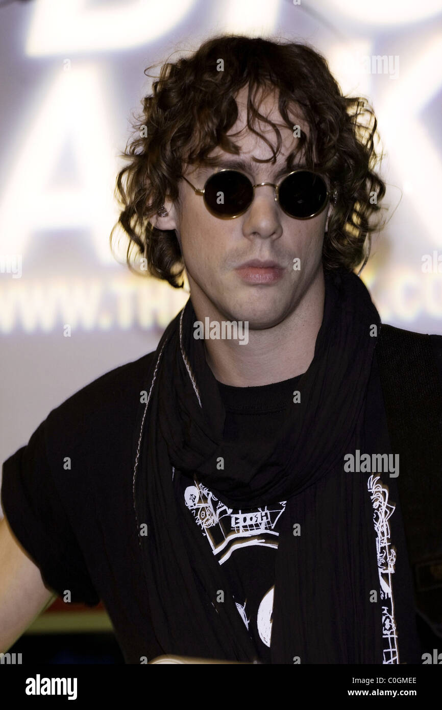 Johnny Borrell Razorlight perform a special gig for 'The Big Ask' as ...