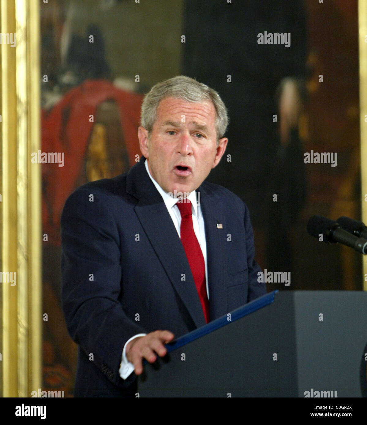 President George W Bush The US President presented the Medal of Freedom ...