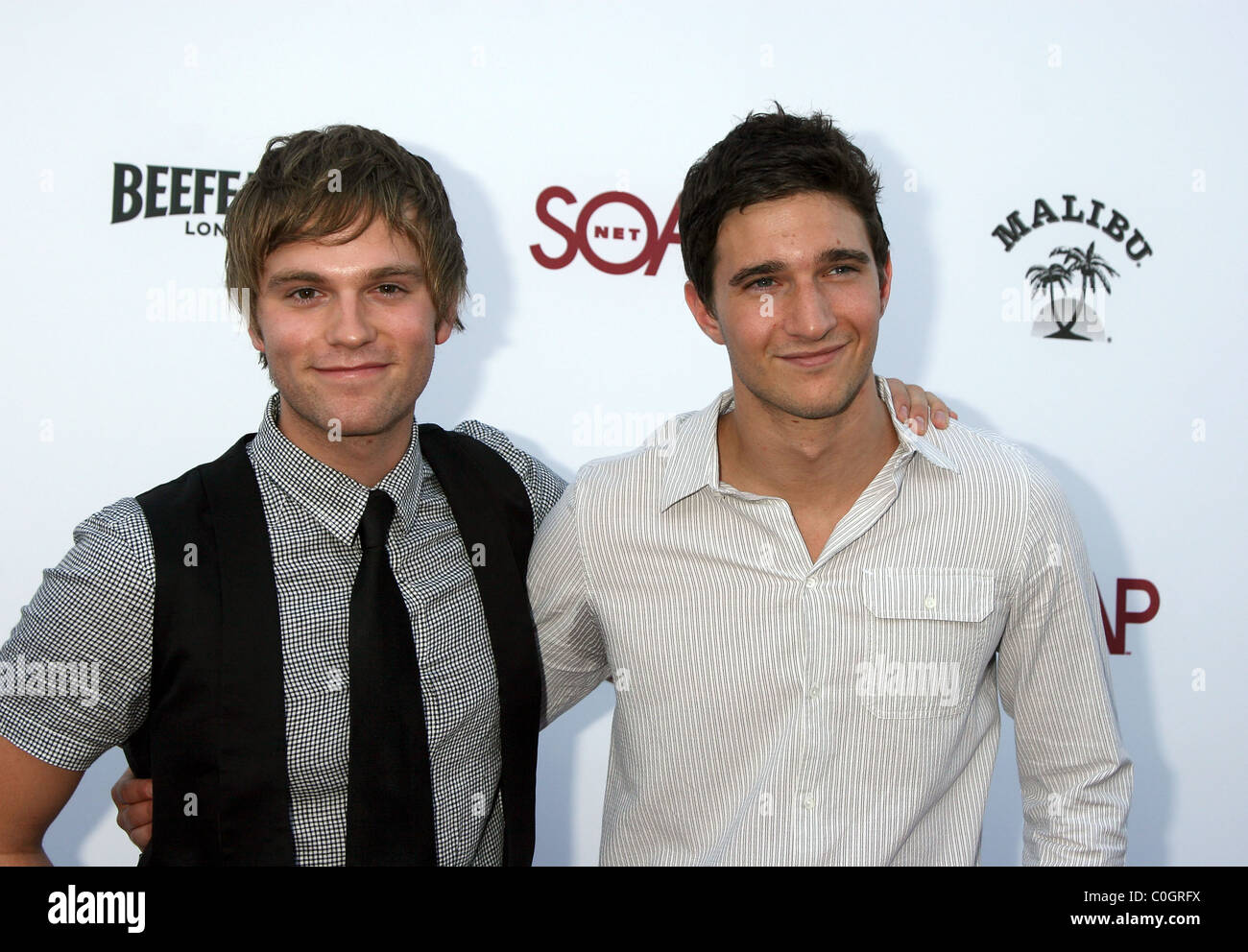 Van Hansis & Jake Silbermann arriving at the SoapNet "Night Before ...