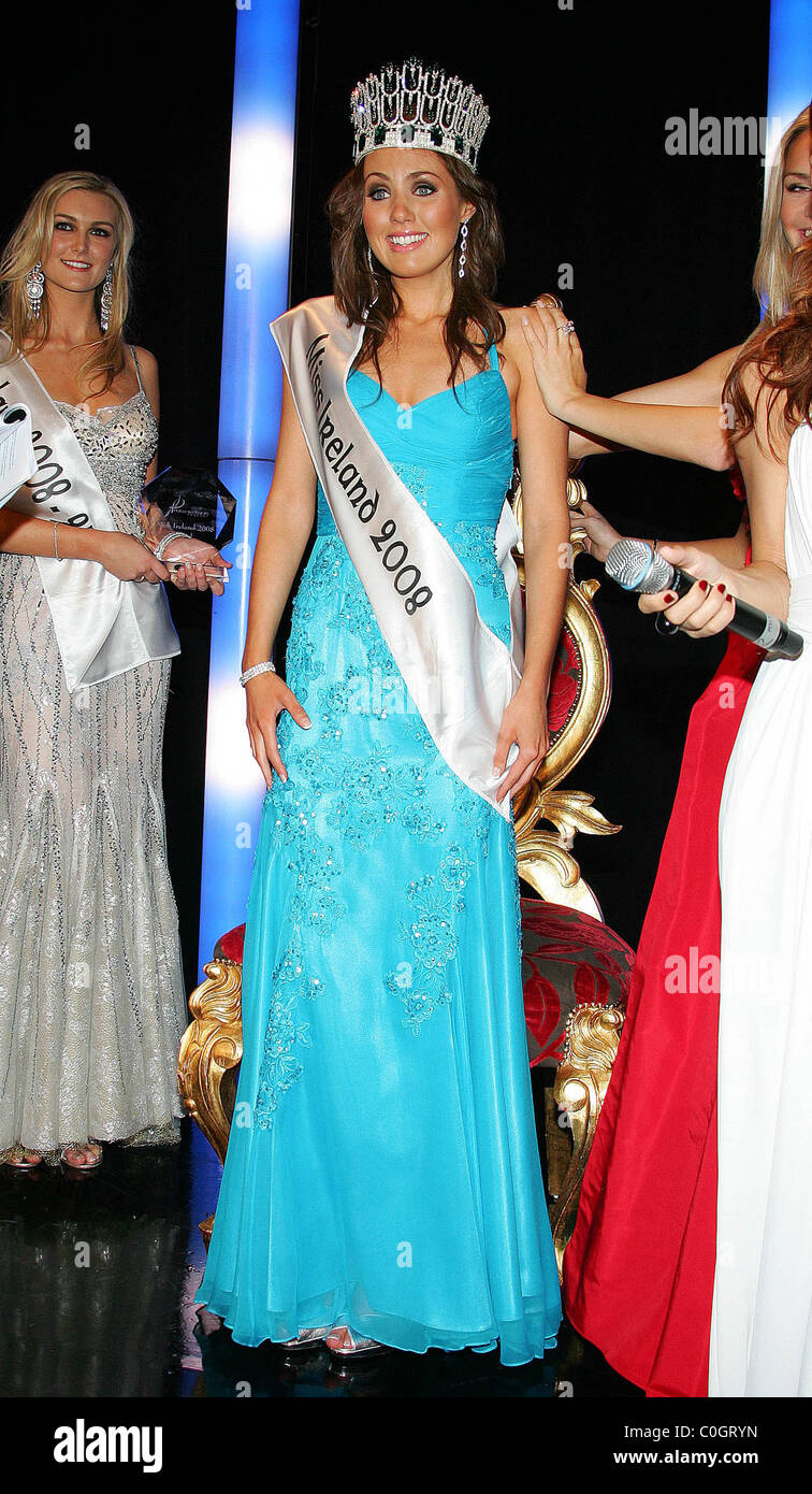 Sinead Noonan Is Crowned Miss Ireland The Miss Ireland Final 2008 At The Crowne Plaza Hotel