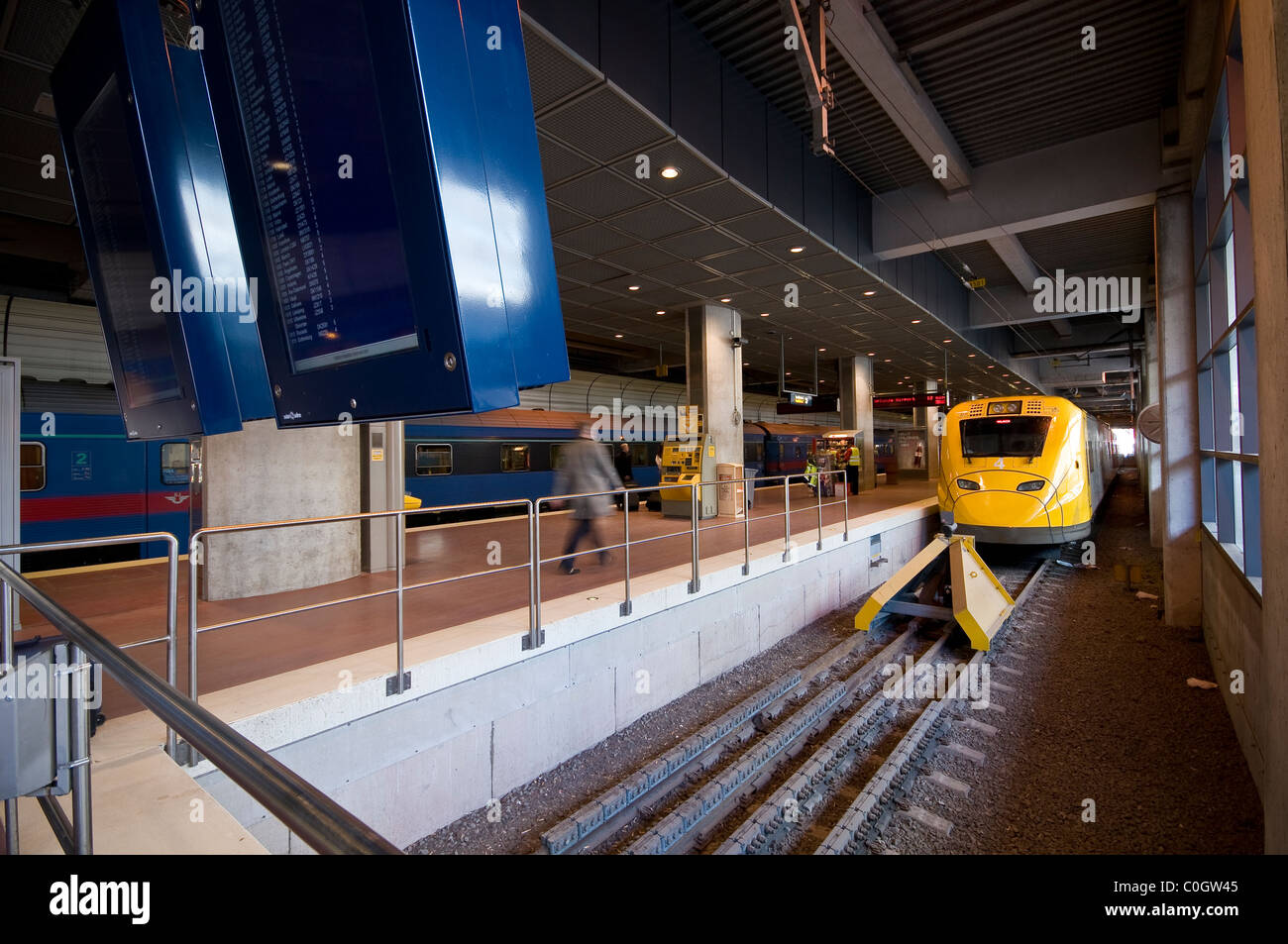 Arlanda Express high speed train waiting to depart from Stockholm ...