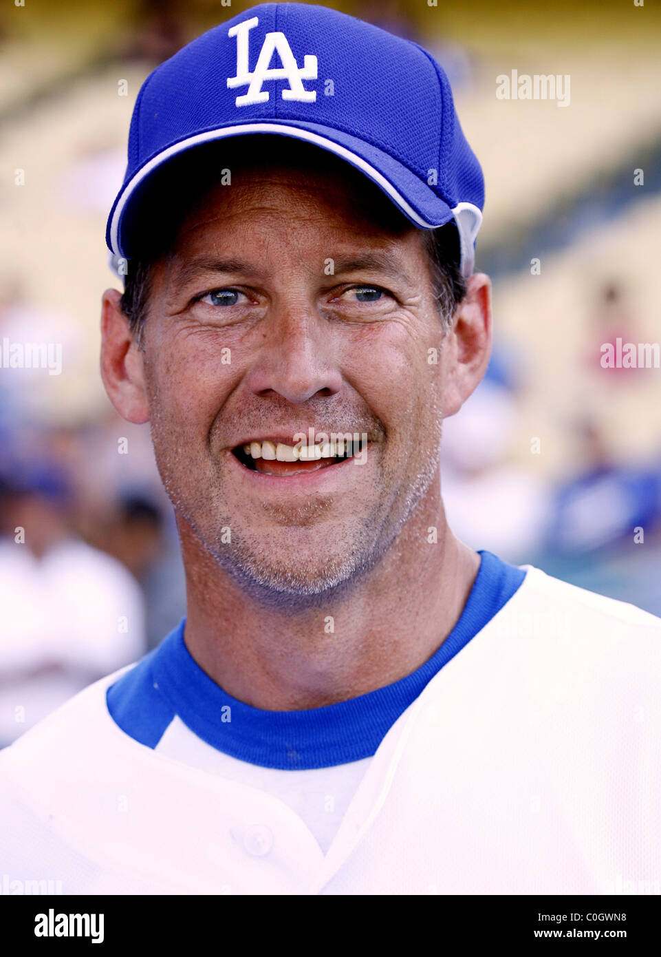 James Denton Dodgers 50th Hollywood Stars soft ball game held at ...