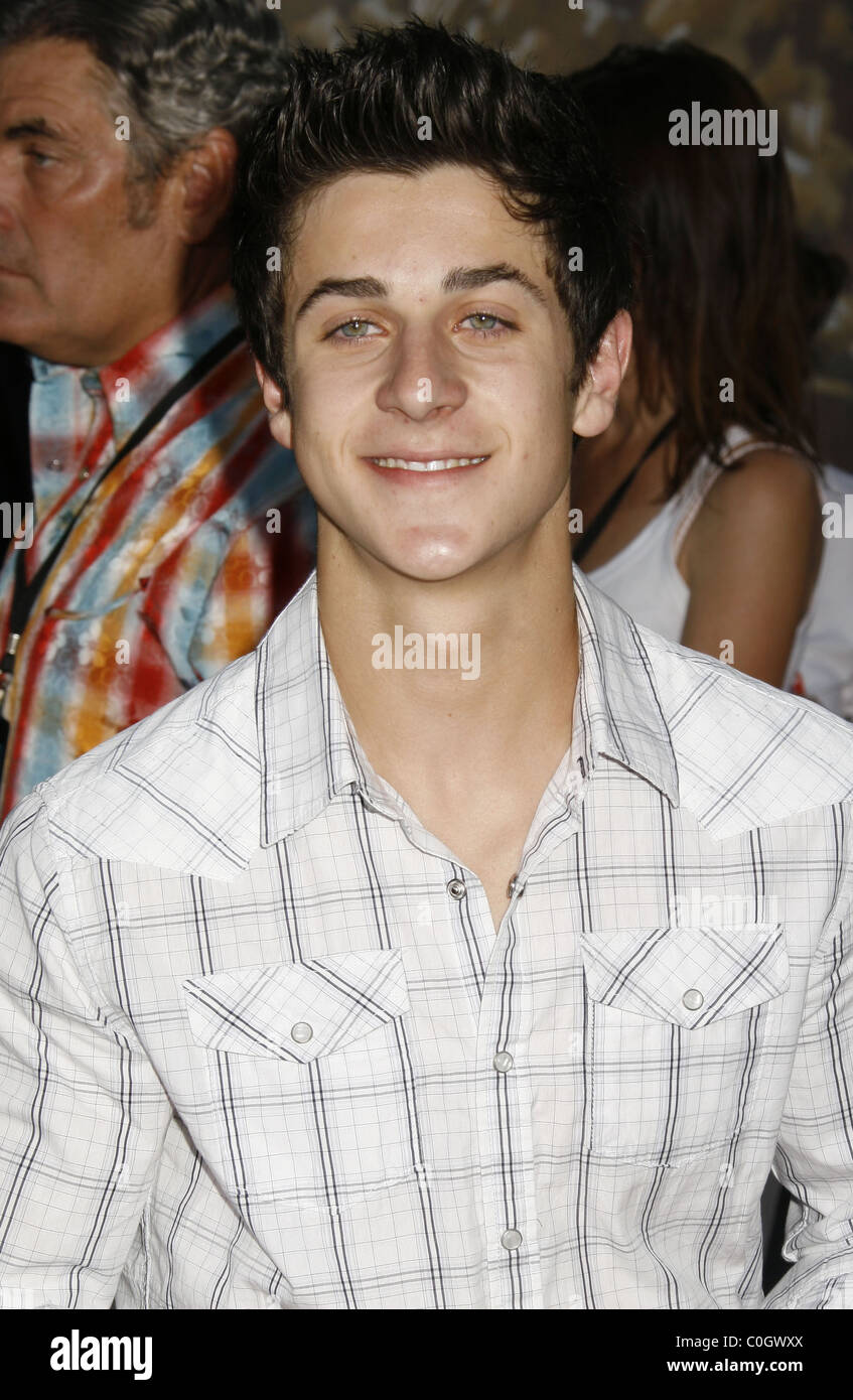 David Henrie World premiere of Disney Pixar's ' Wall-E' at The Greek ...
