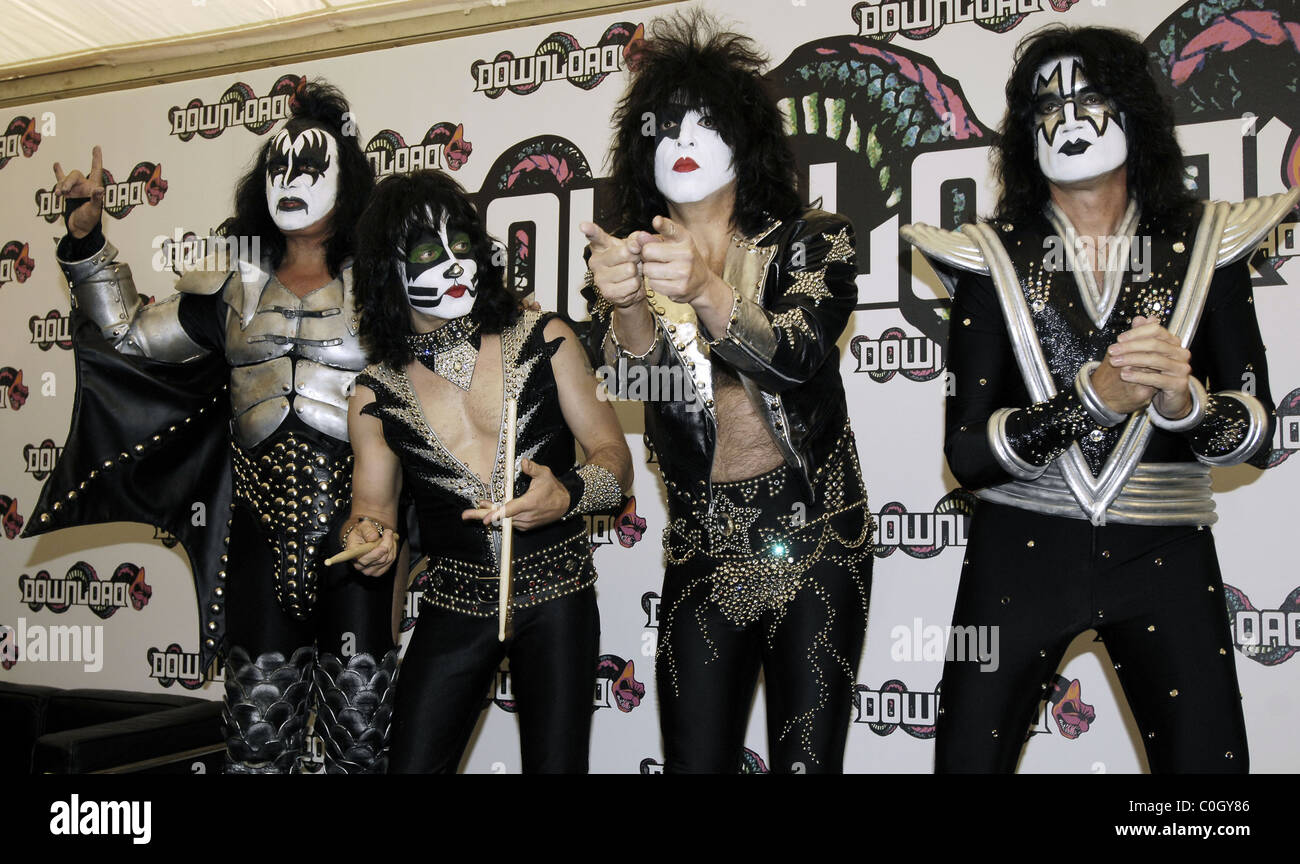 Gene Simmons, Eric Singer, Paul Stanley and Tommy Thayer of Kiss ... Gene Simmons, Eric Singer, Paul Stanley and Tommy Thayer of Kiss ...