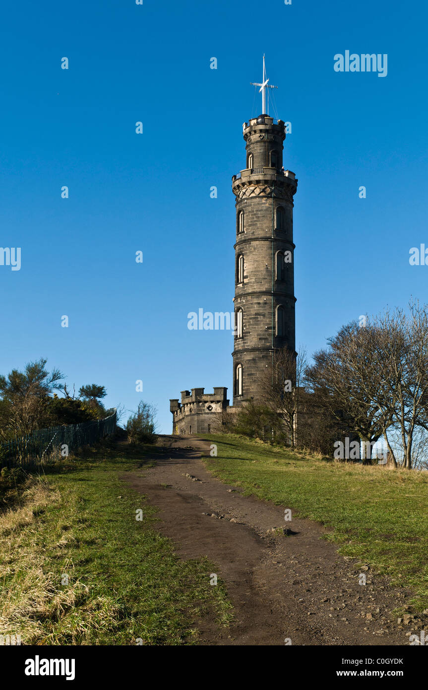 dh Lord Nelsons Monument CALTON HILL EDINBURGH Footpath Edinburgh park ...