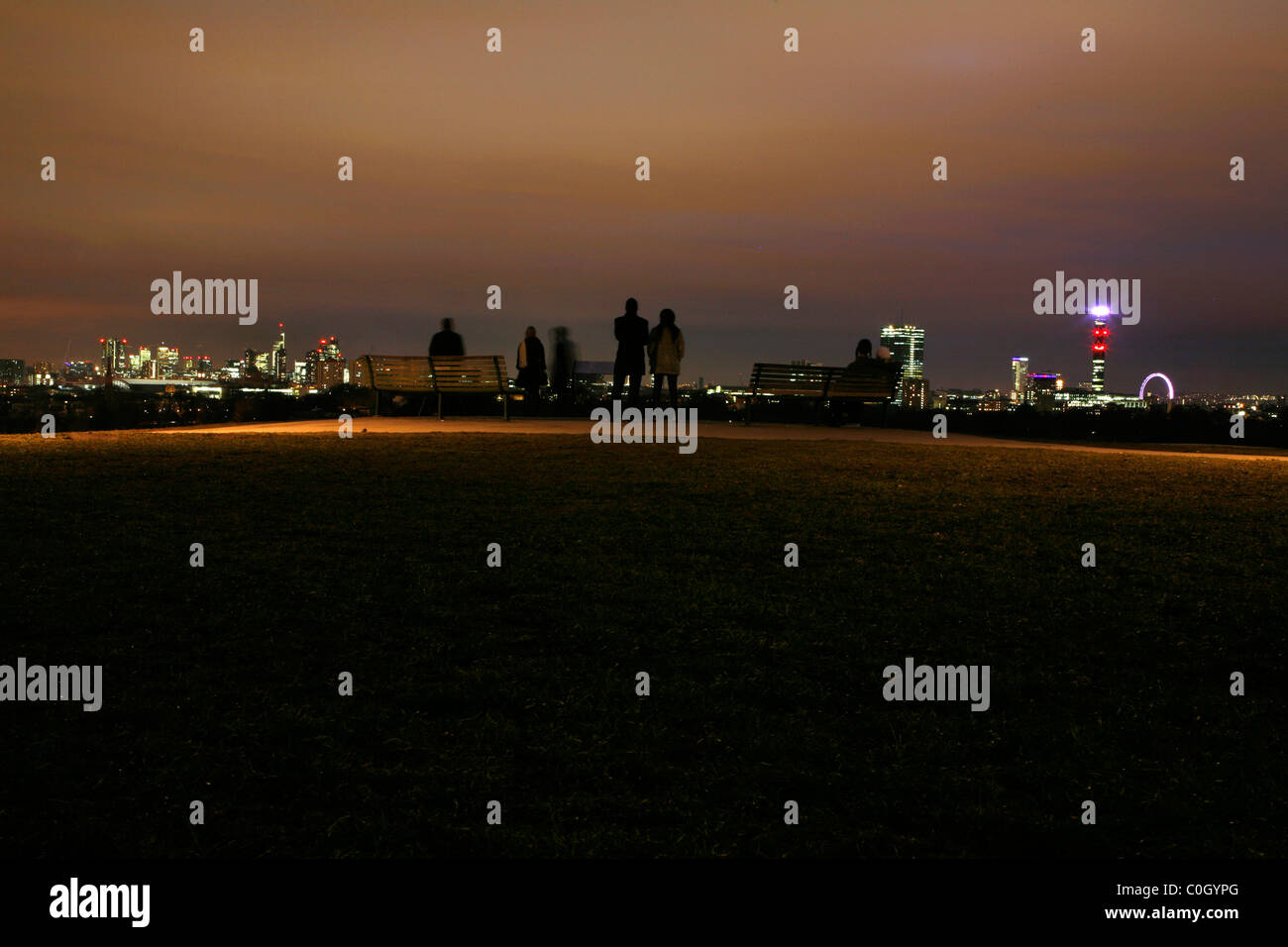 Primrose hill night london uk hi-res stock photography and images - Alamy