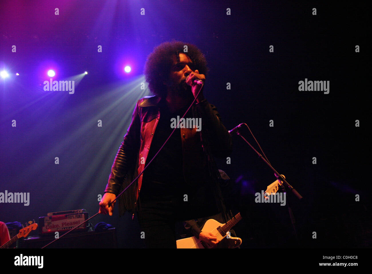 William DuVall performing for The MC5 in concert at the Meltdown ...