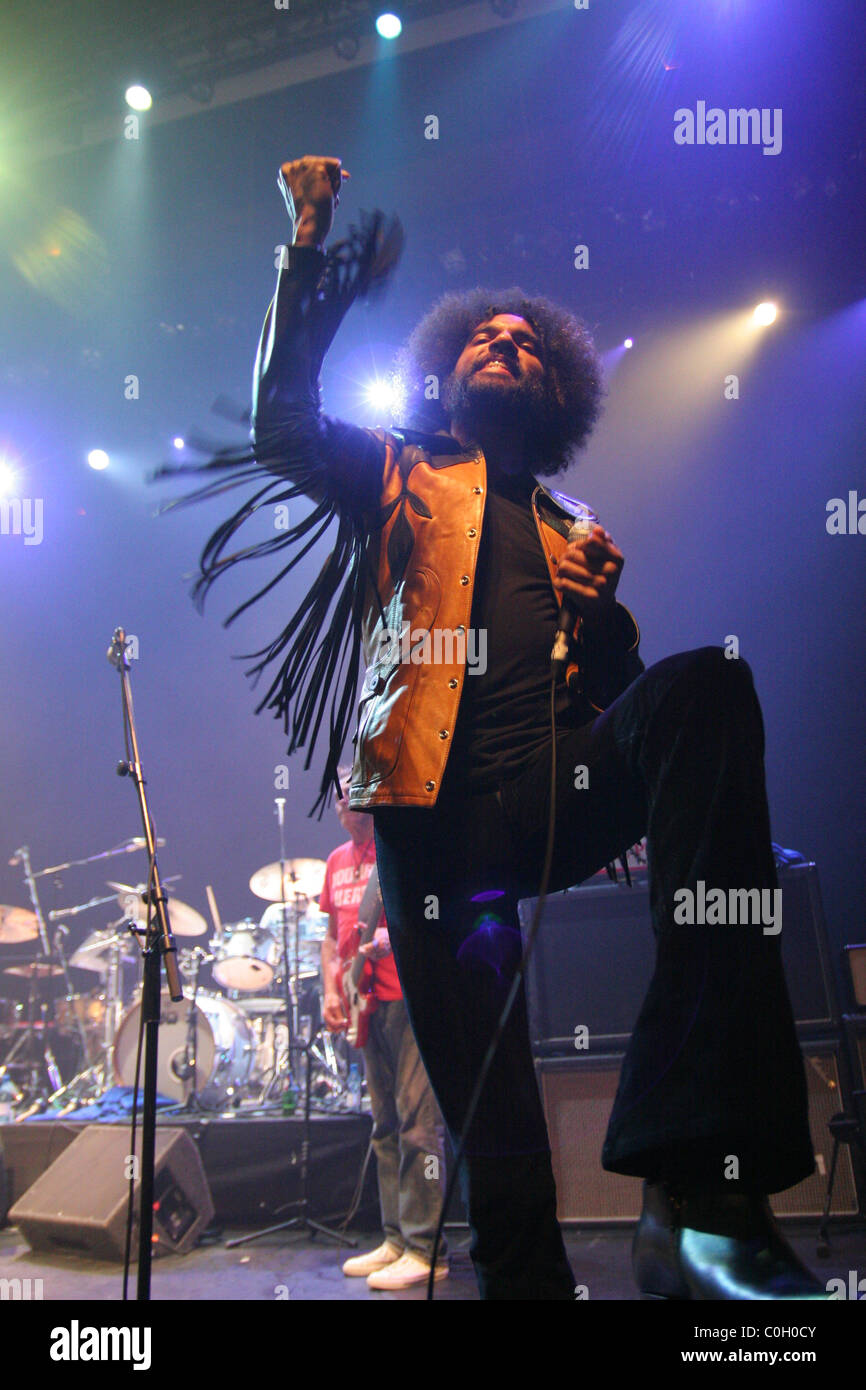 William DuVall performing for The MC5 in concert at the Meltdown ...