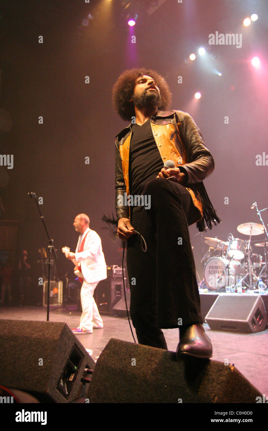 William DuVall performing for The MC5 in concert at the Meltdown ...
