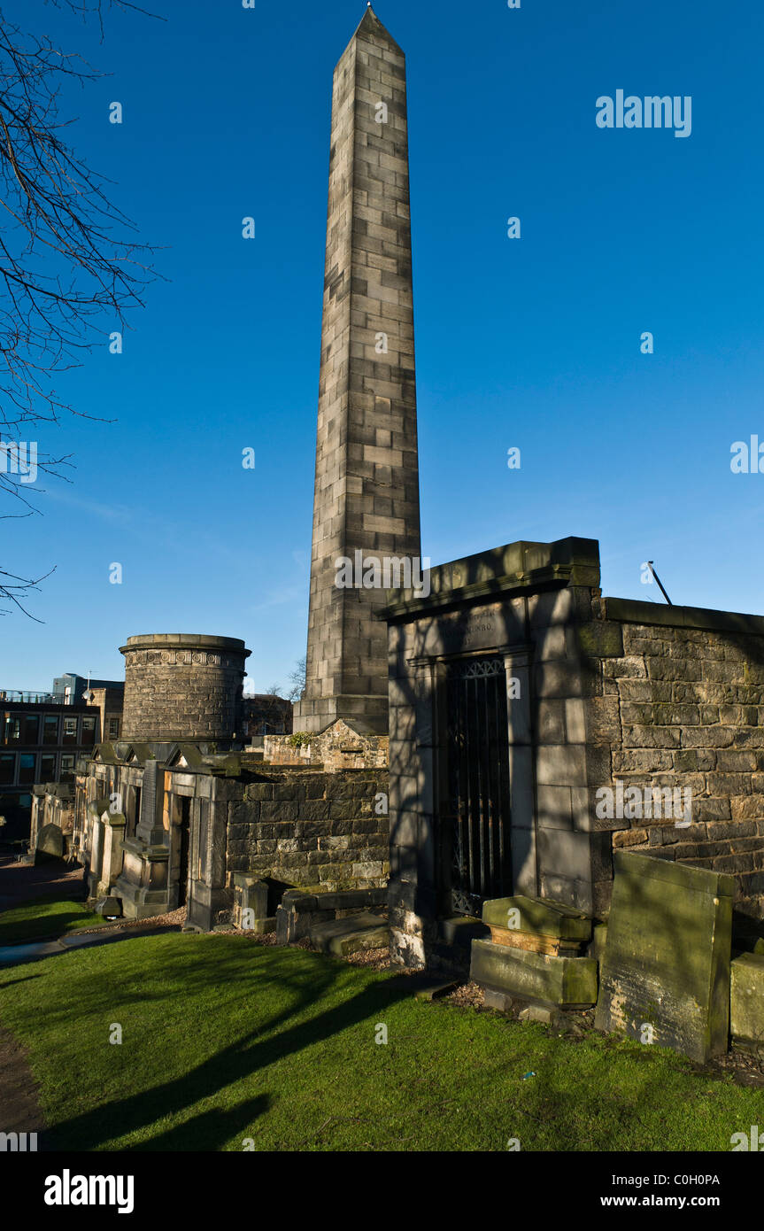 dh CALTON CEMETERY EDINBURGH Old graveyard mausoleums burial ground ...