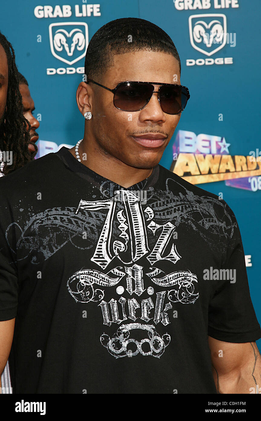 Nelly BET Awards 2008 at the Shrine Auditorium - Arrivals Los Angeles ...