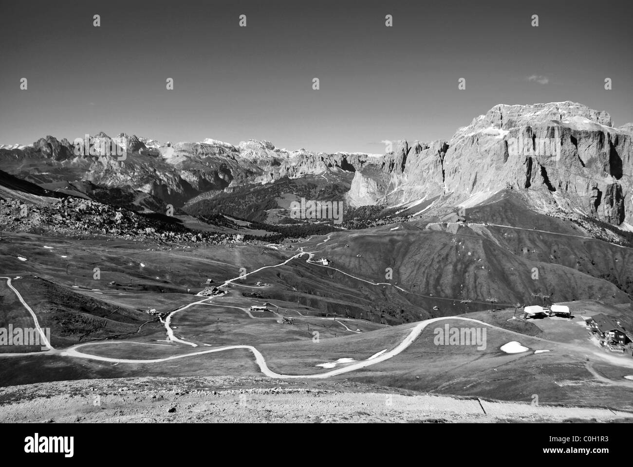 High up in the alps Black and White Stock Photos & Images - Alamy