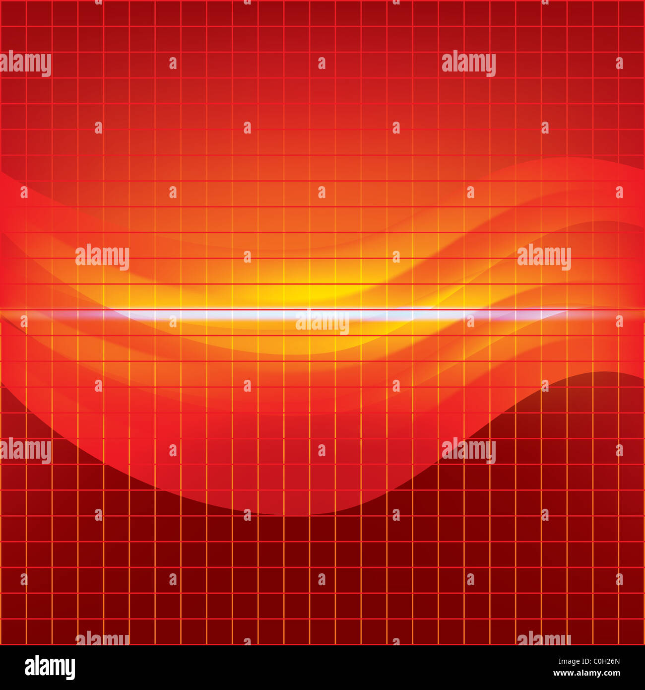abstract red background with squares and waves Stock Photo - Alamy