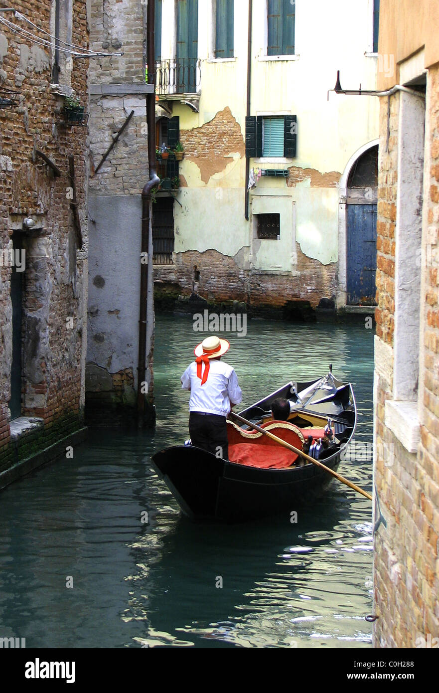Venice, Italy - Gondola ride Stock Photo - Alamy