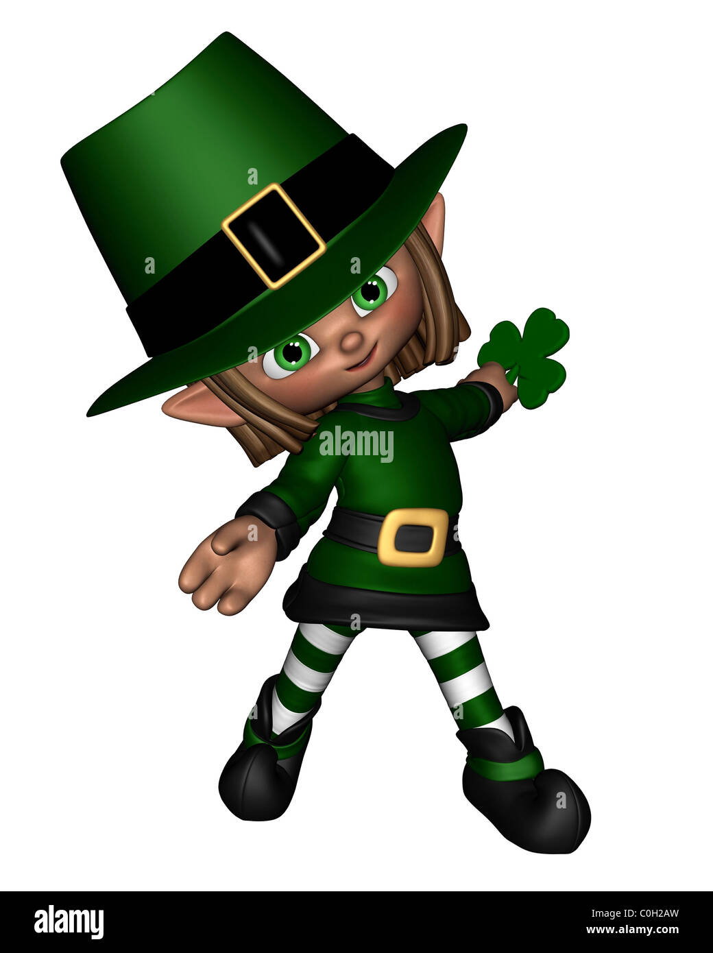 Irish leprechaun cartoon hi-res stock photography and images - Alamy