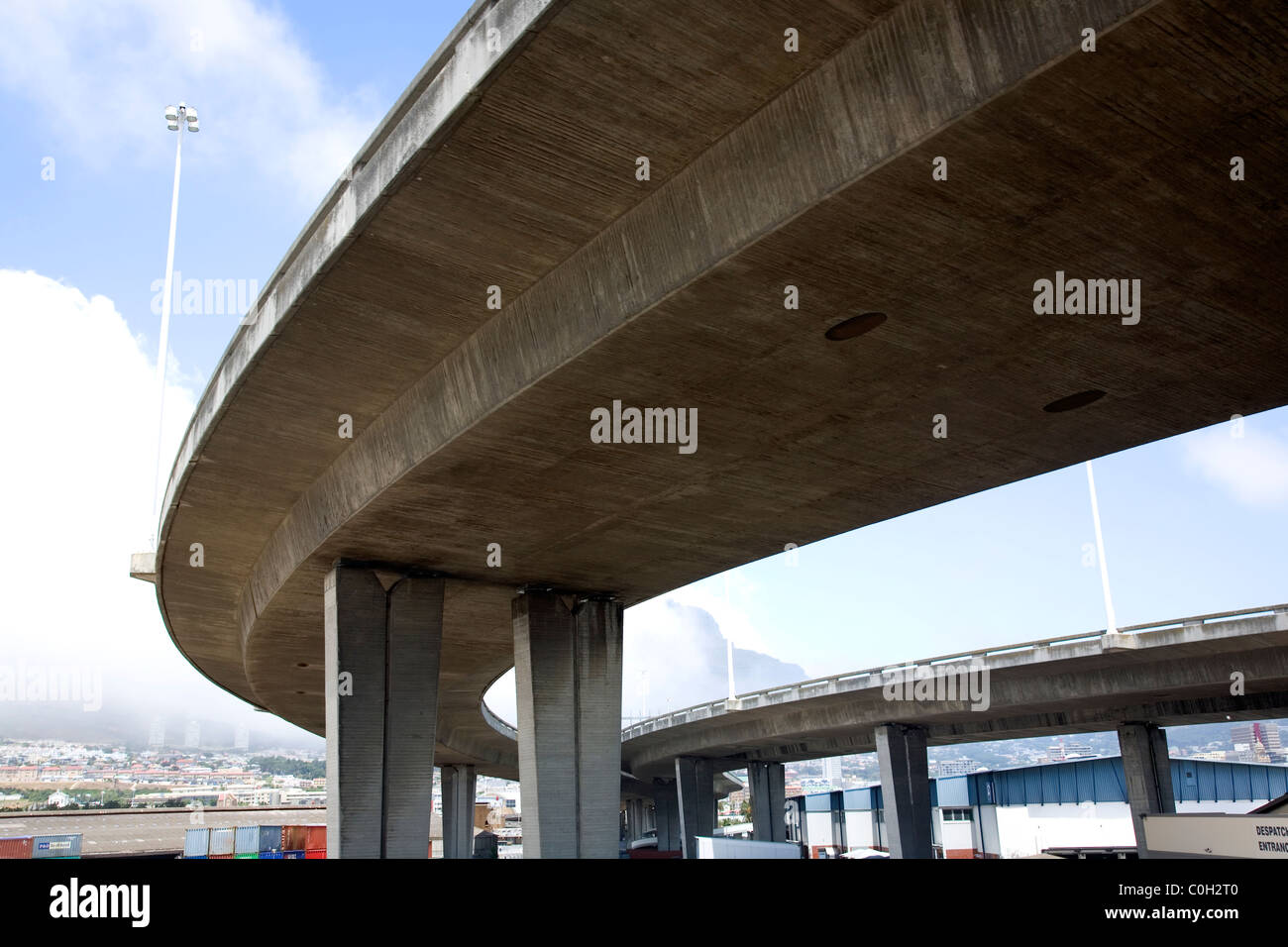 Cape Town City Flyover Stock Photo - Alamy