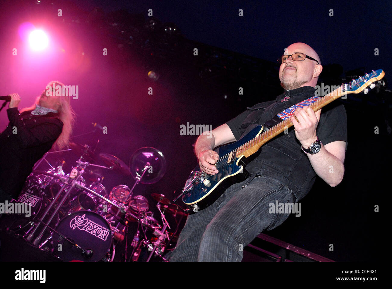 Paul quinn saxon download festival hi-res stock photography and images ...