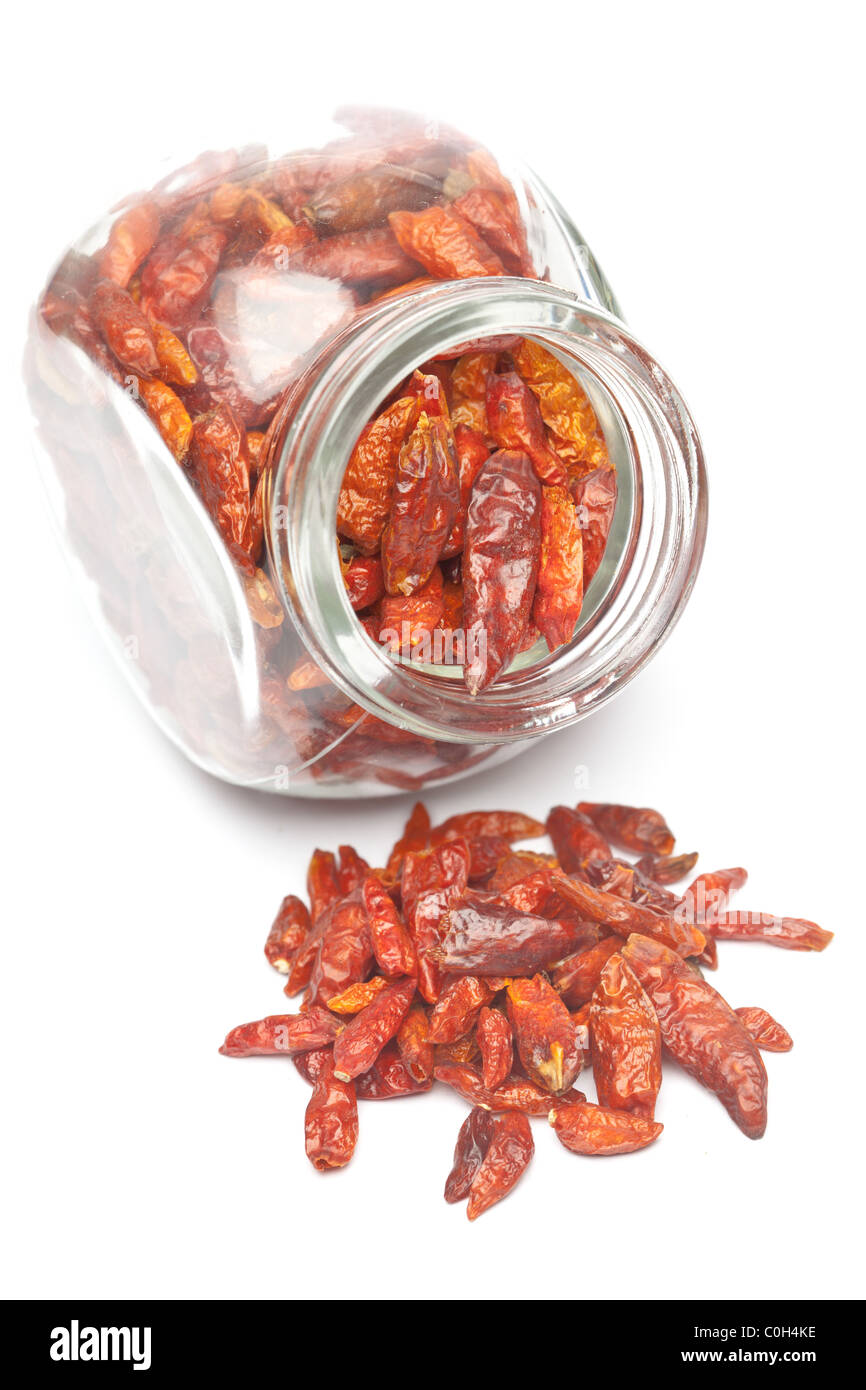 Dried chilli in a jar hi-res stock photography and images - Alamy