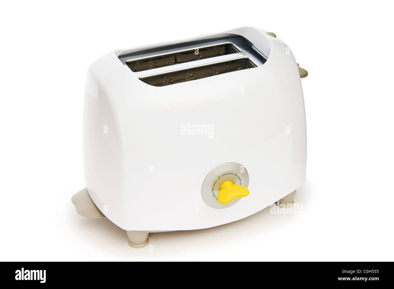 Bread toaster isolated on the white background Stock Photo - Alamy