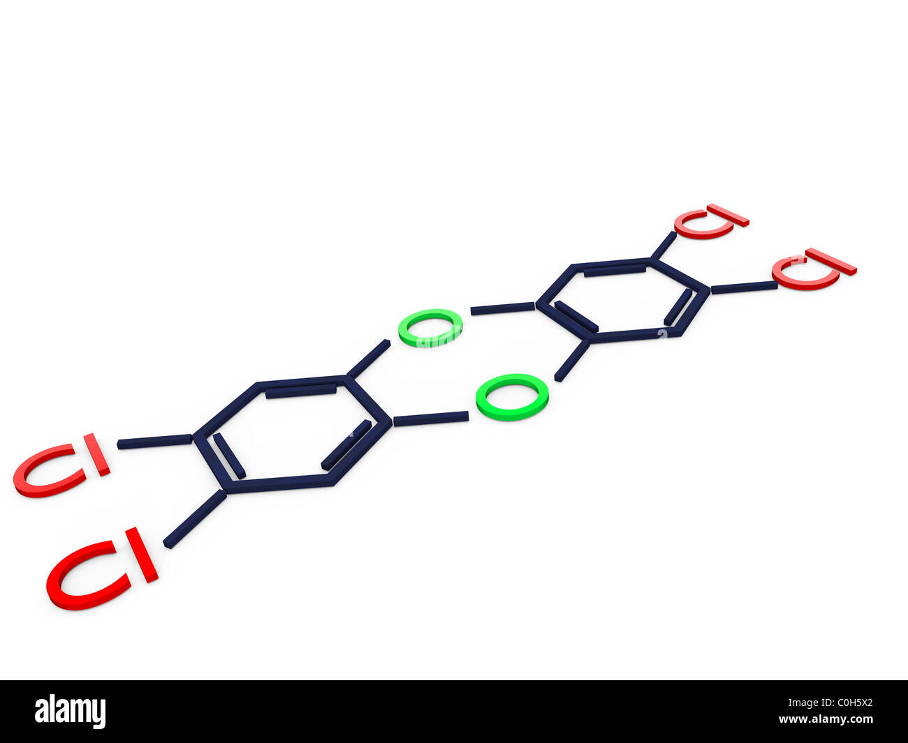 Dioxin molecule hi-res stock photography and images - Alamy