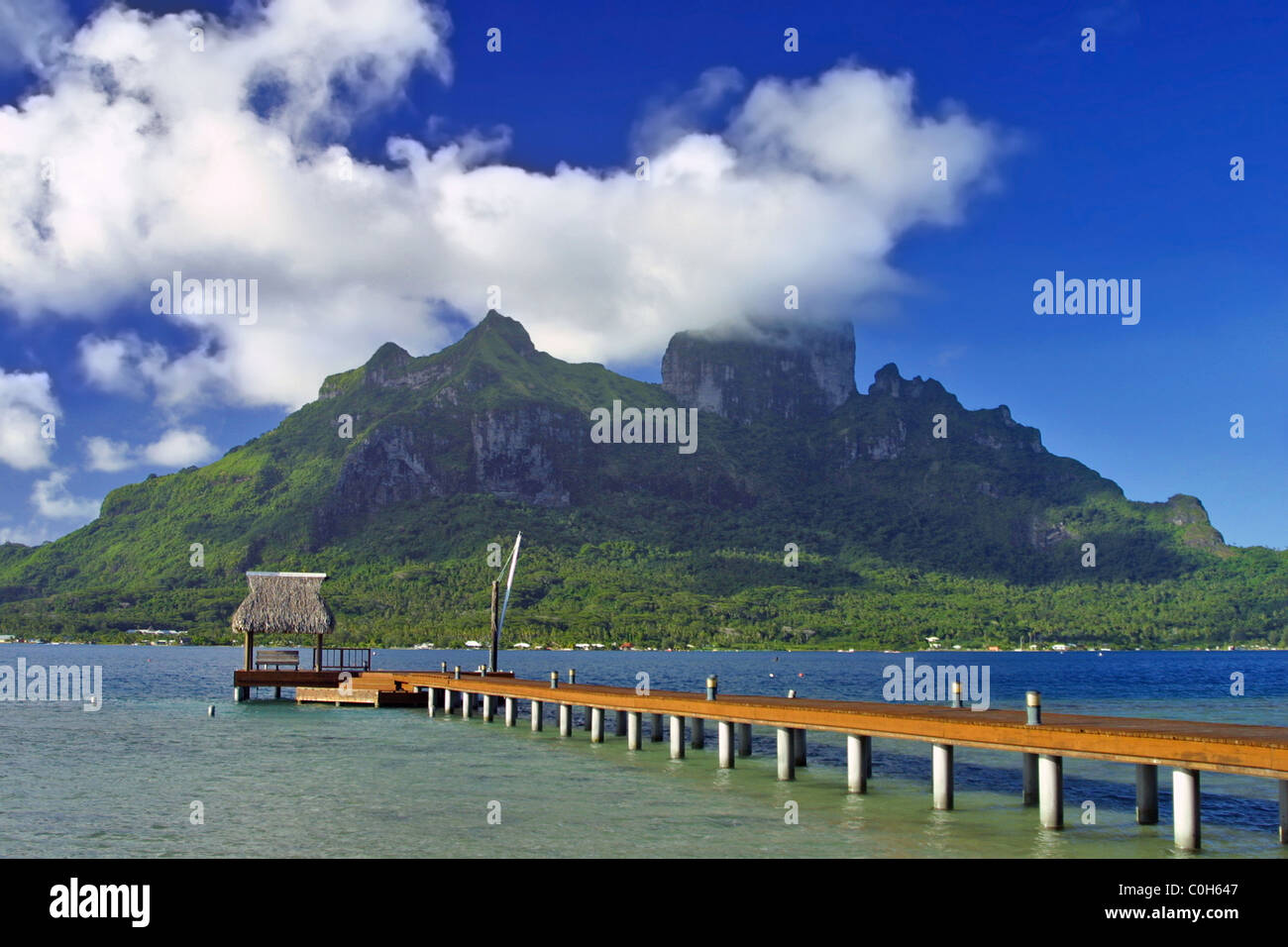 Bora Bora, Pacific Ocean Island Stock Photo - Alamy