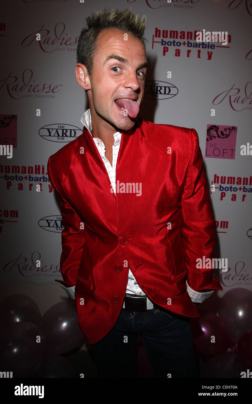 Julian Bennett HumanHi Botox themed party held at The Yard and Loft Bar ...
