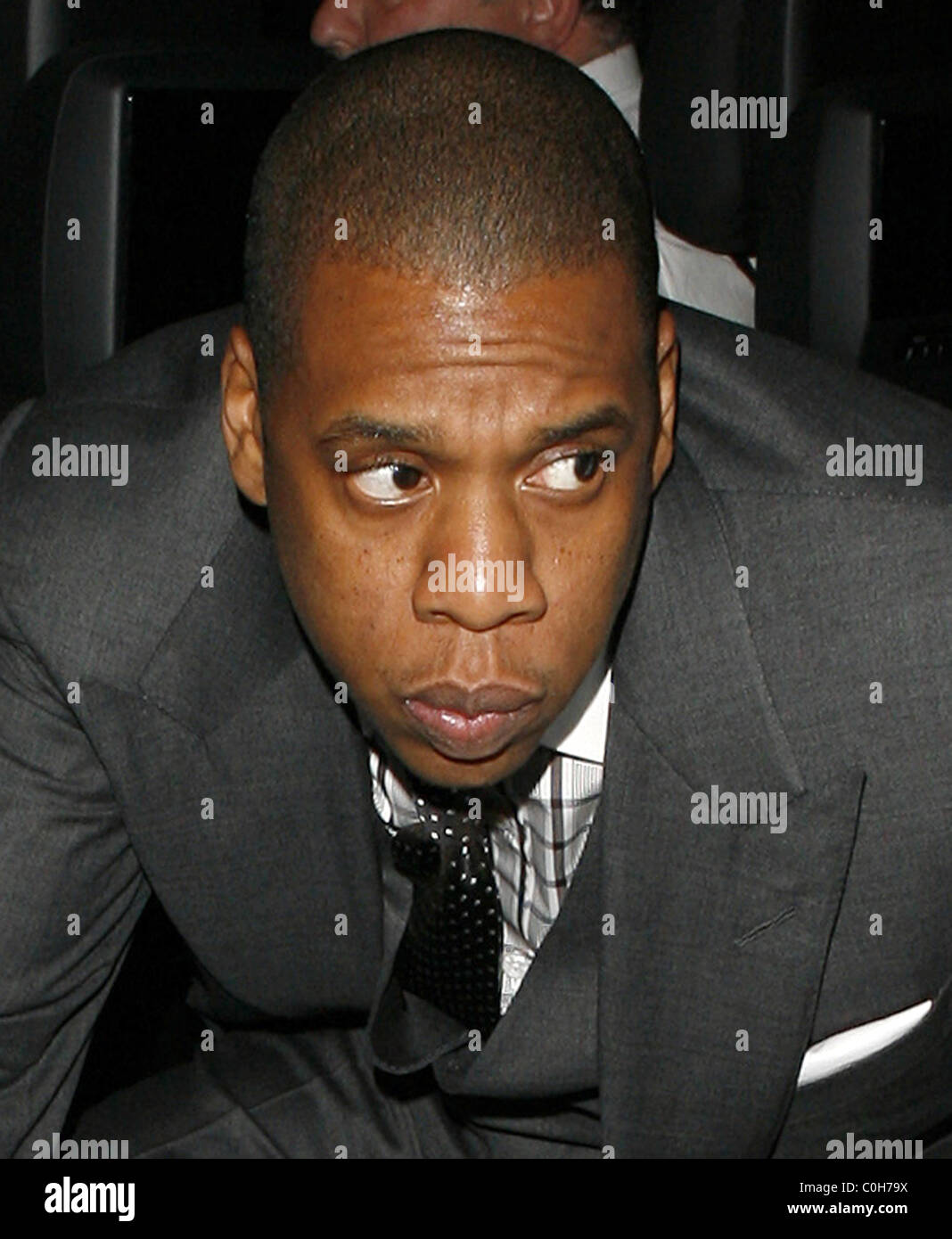 Jay-Z arriving at 17 Berkeley Street, to hold a dinner there in ...