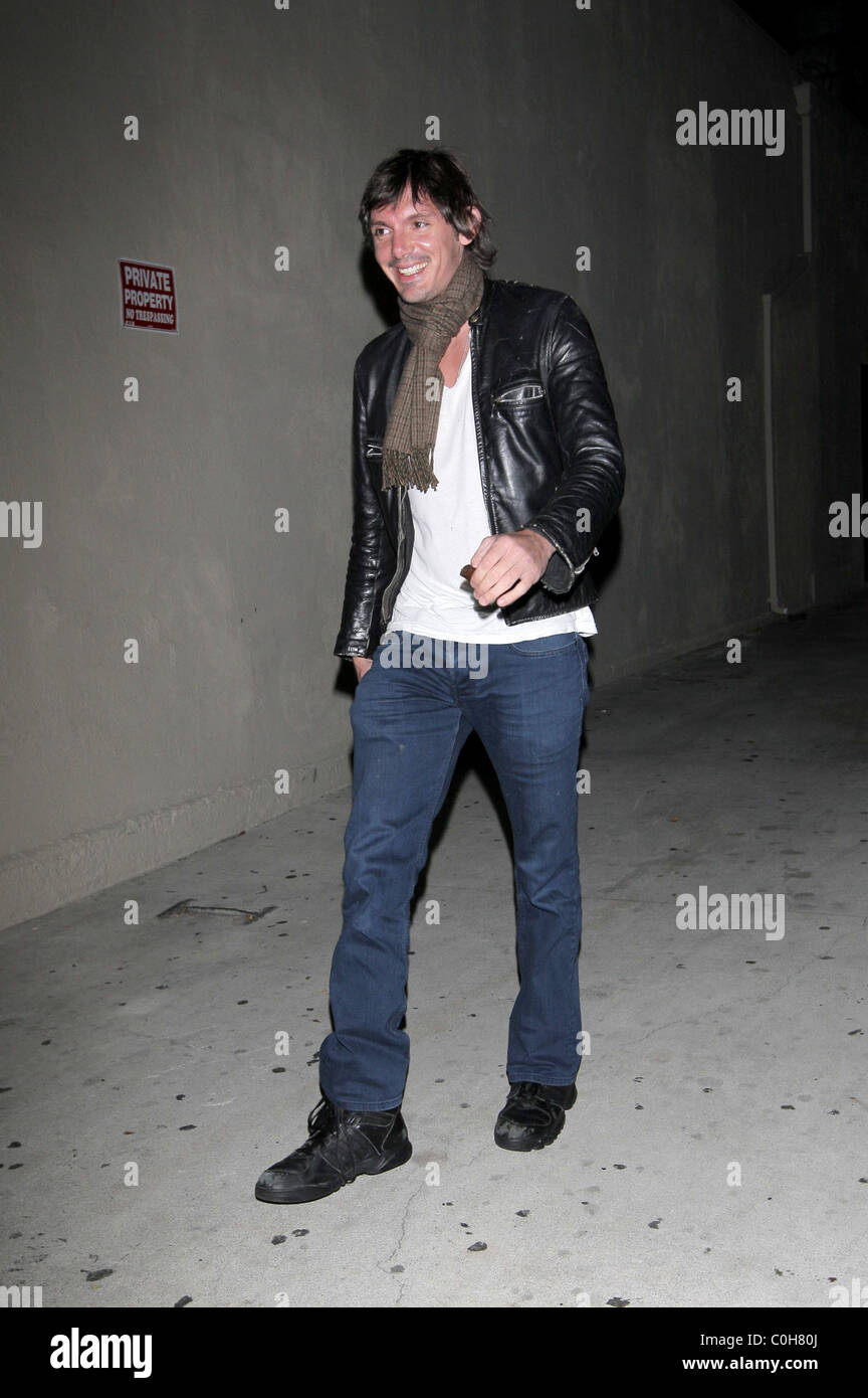 Lucas Haas leaving Crown nightclub Hollywood, California - 02.07.08 ...