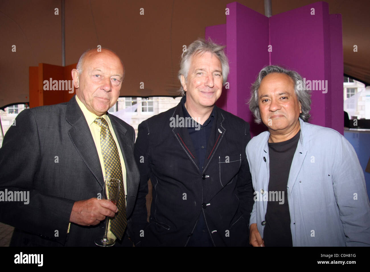 John Tusa, Alan Rickman and Anish Kapoor Rootstein Hopkins Parade ...