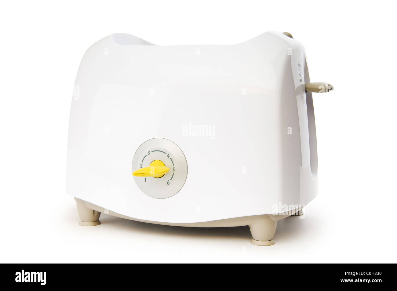 Bread toaster isolated on the white background Stock Photo - Alamy