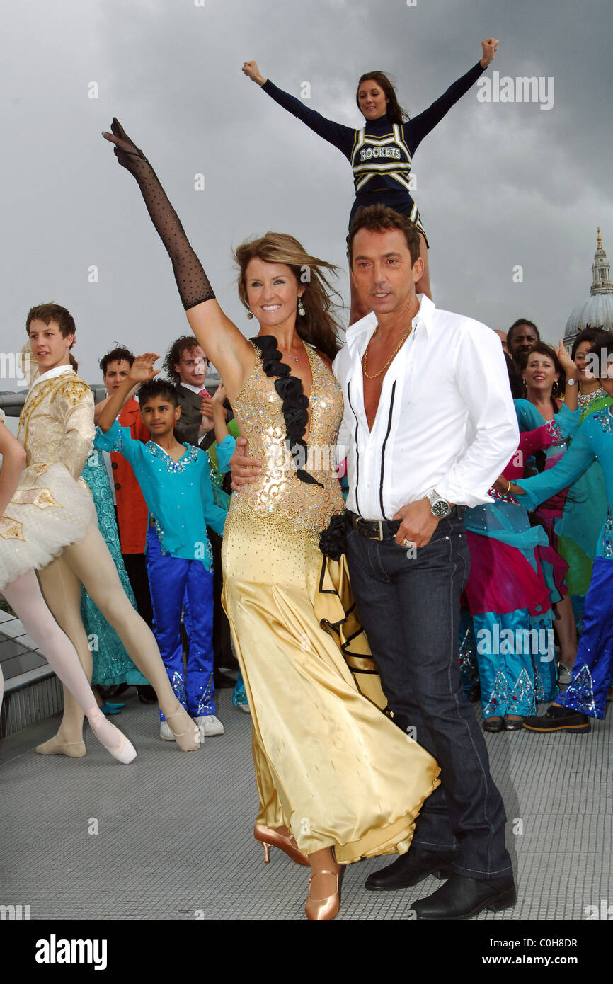 Erin Boag and Bruno Tonioli The Big Dance Festival photocall to launch ...
