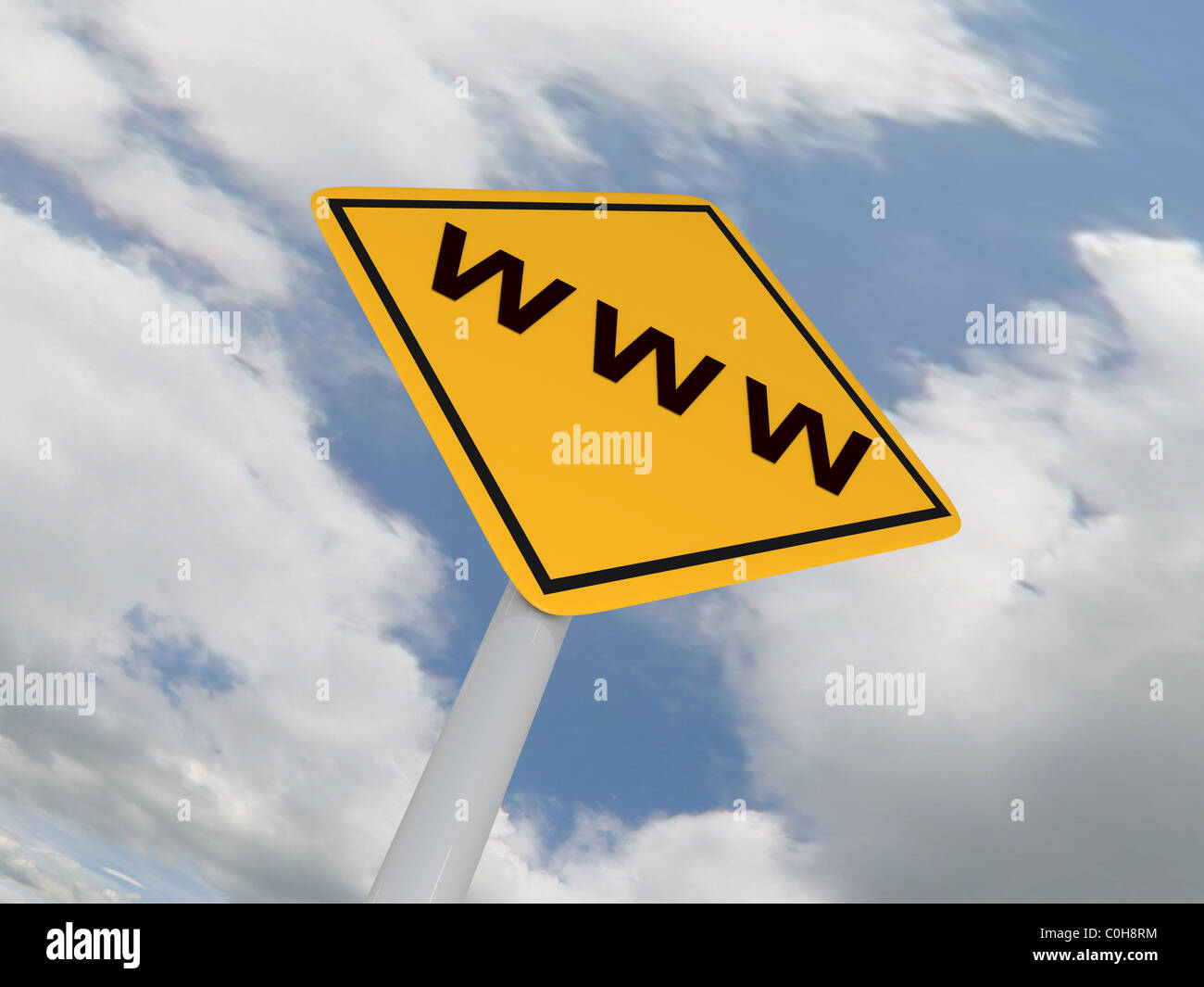 Attention Internet ahead Stock Photo - Alamy