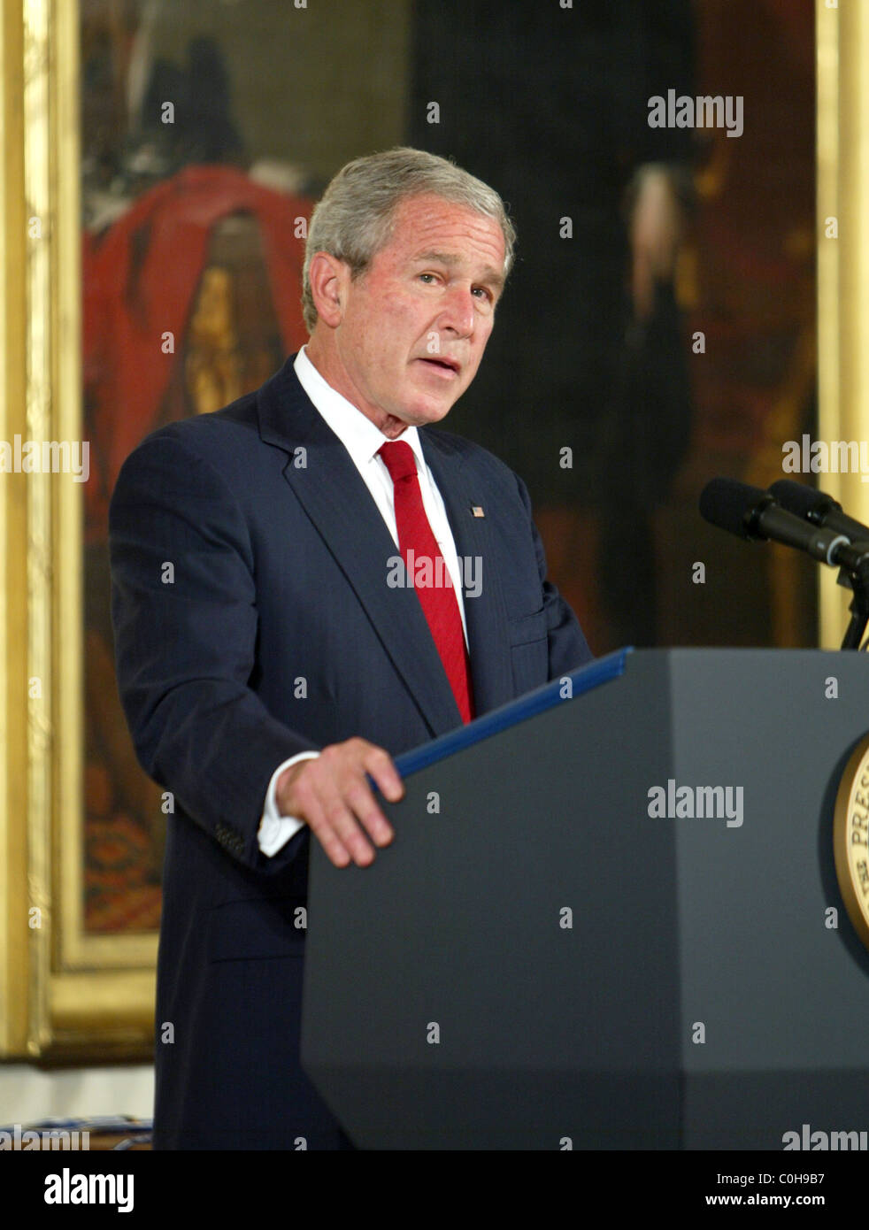 President George W Bush The US President presented the Medal of Freedom ...