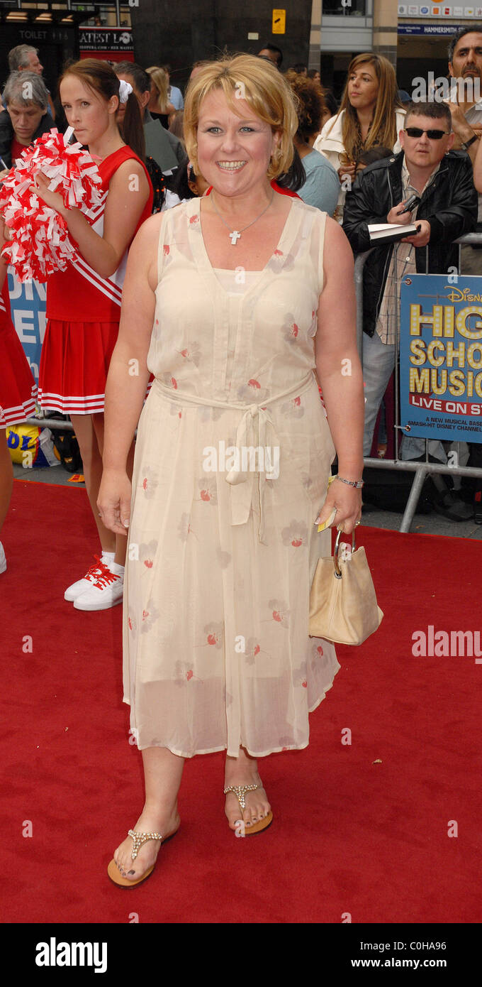 Wendi Peters, Arrivals at the 'High School Musical' press night at the ...