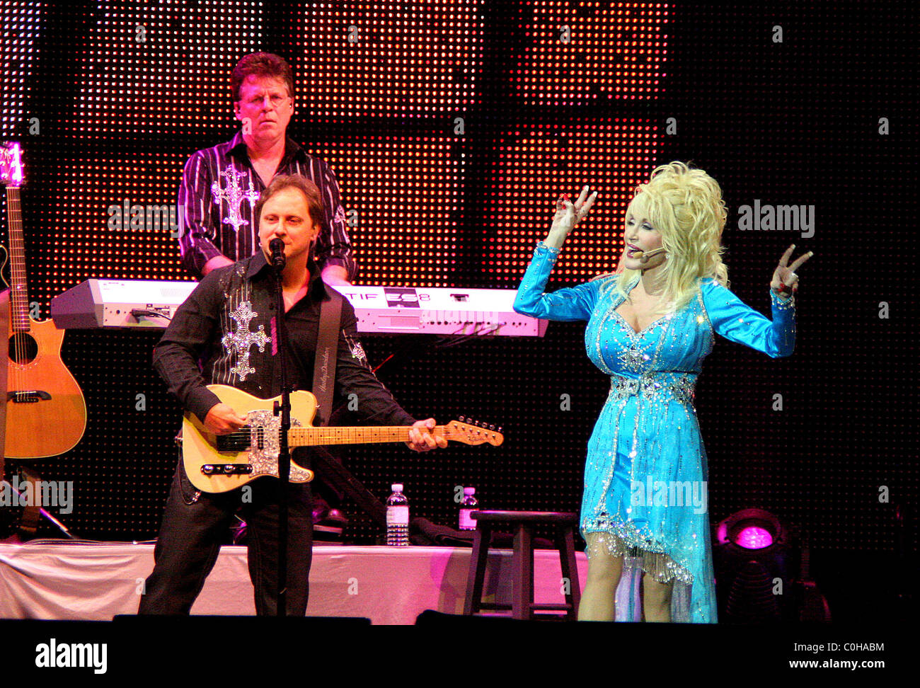 Dolly Parton live at the O2 Arena London, England - 05.07.08 Stock ...