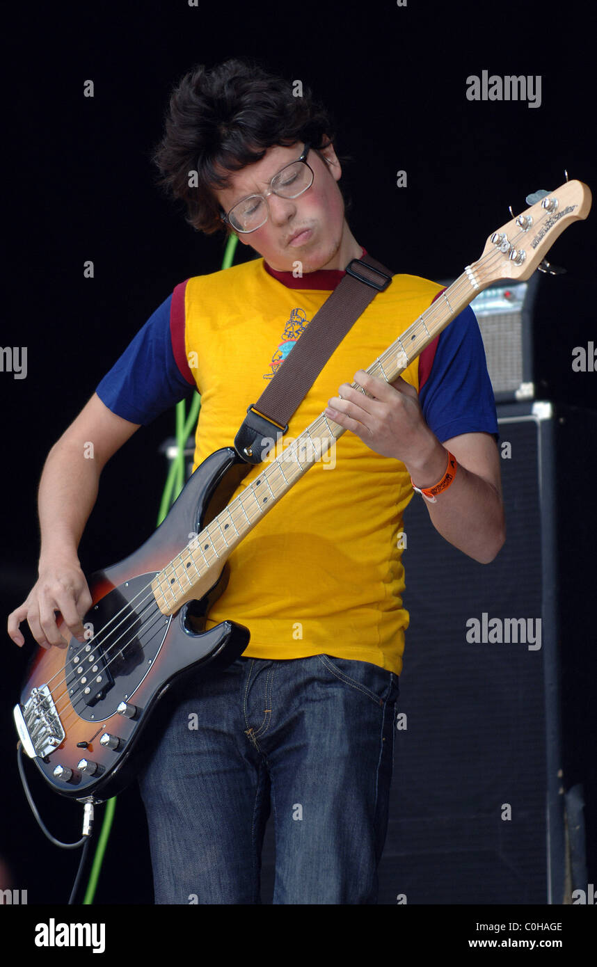 White Denim performs at the Mighty Boosh Festival Hop Farm, England ...
