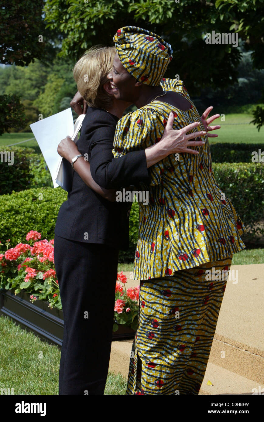 Rose Mapendo and First Lady Laura Bush The First Lady's press ...