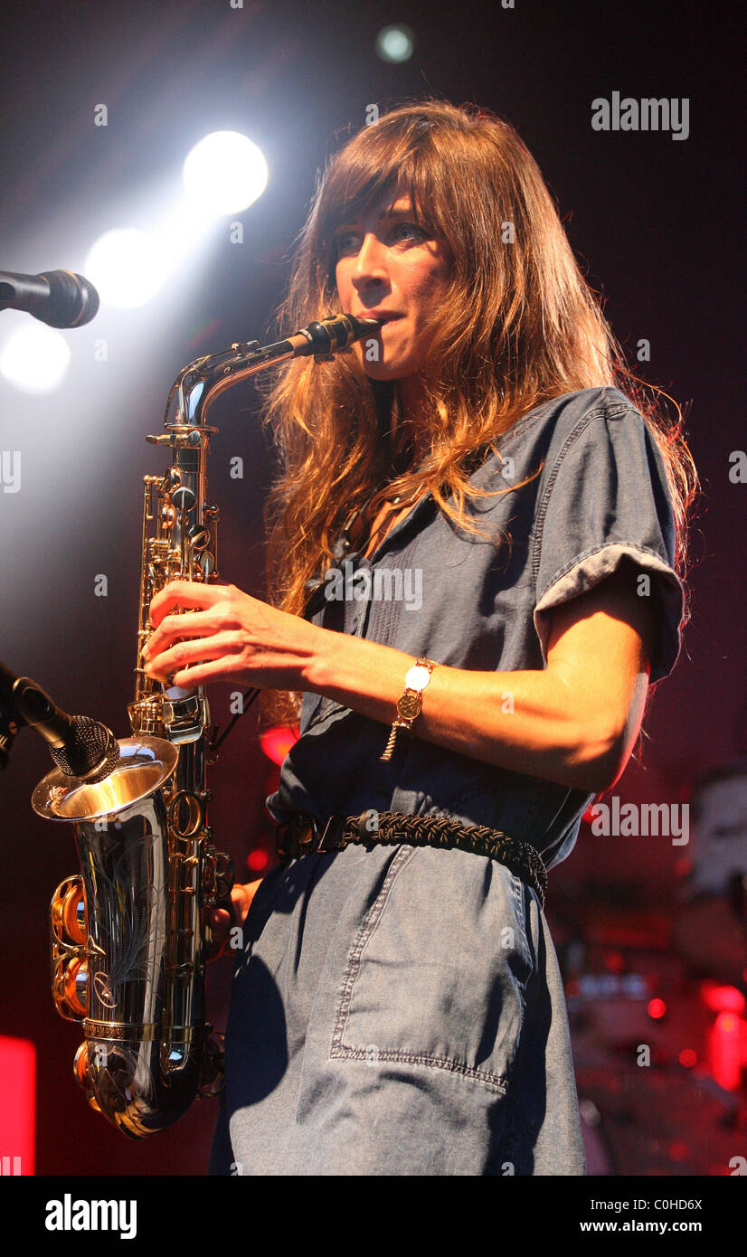 Abi harding zutons performing live hi-res stock photography and images ...