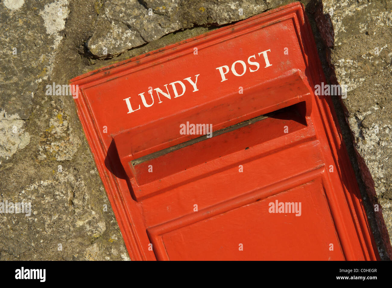 Back of red post box hi-res stock photography and images - Alamy