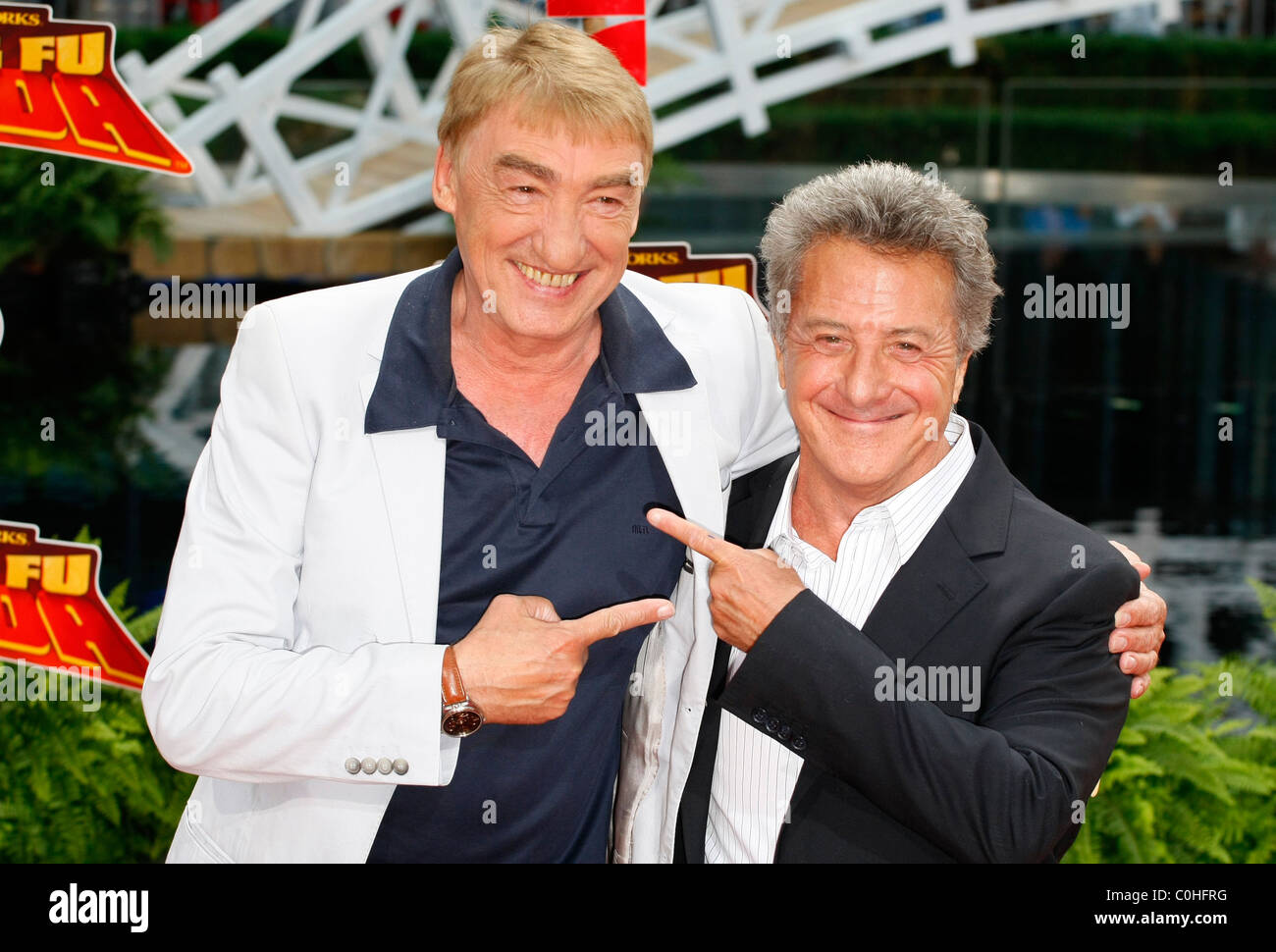 Gottfried John, Dustin Hoffman German premiere of "Kung Fu Panda" at ...