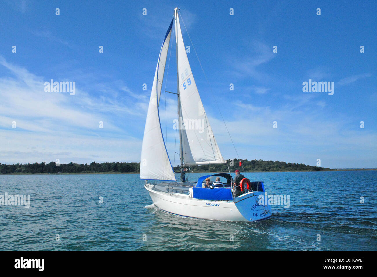 Sailing boat, Strangford Lough, Northern Ireland Stock Photo - Alamy
