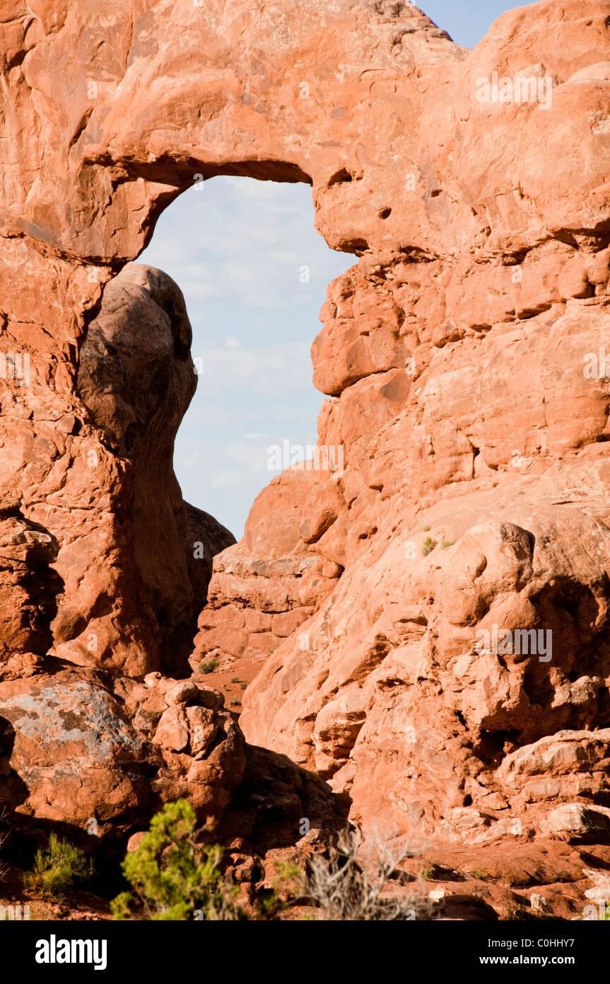 Turret Arch,Created Primarily by Ceaseless,Erosional Powers of Wind and ...