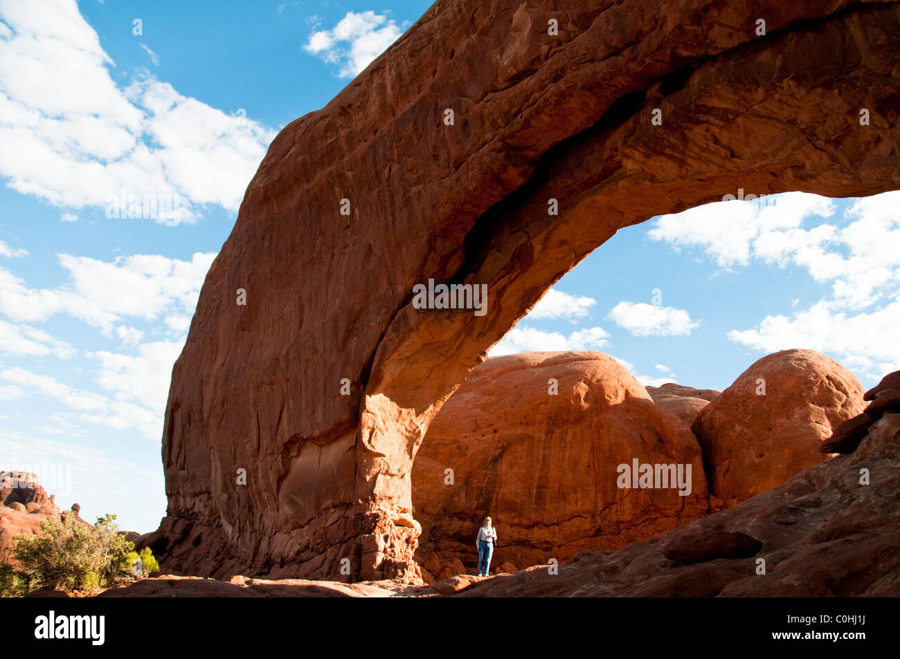 North Window Arch,Created by Ceaseless Erosional Powers of Wind and ...