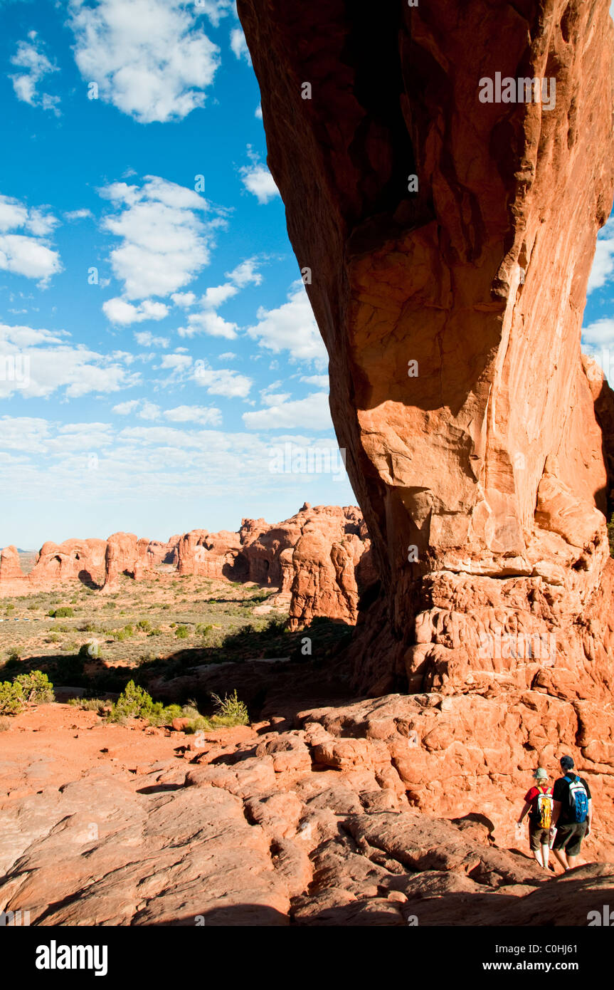 North Window Arch,Created by Ceaseless Erosional Powers of Wind and ...