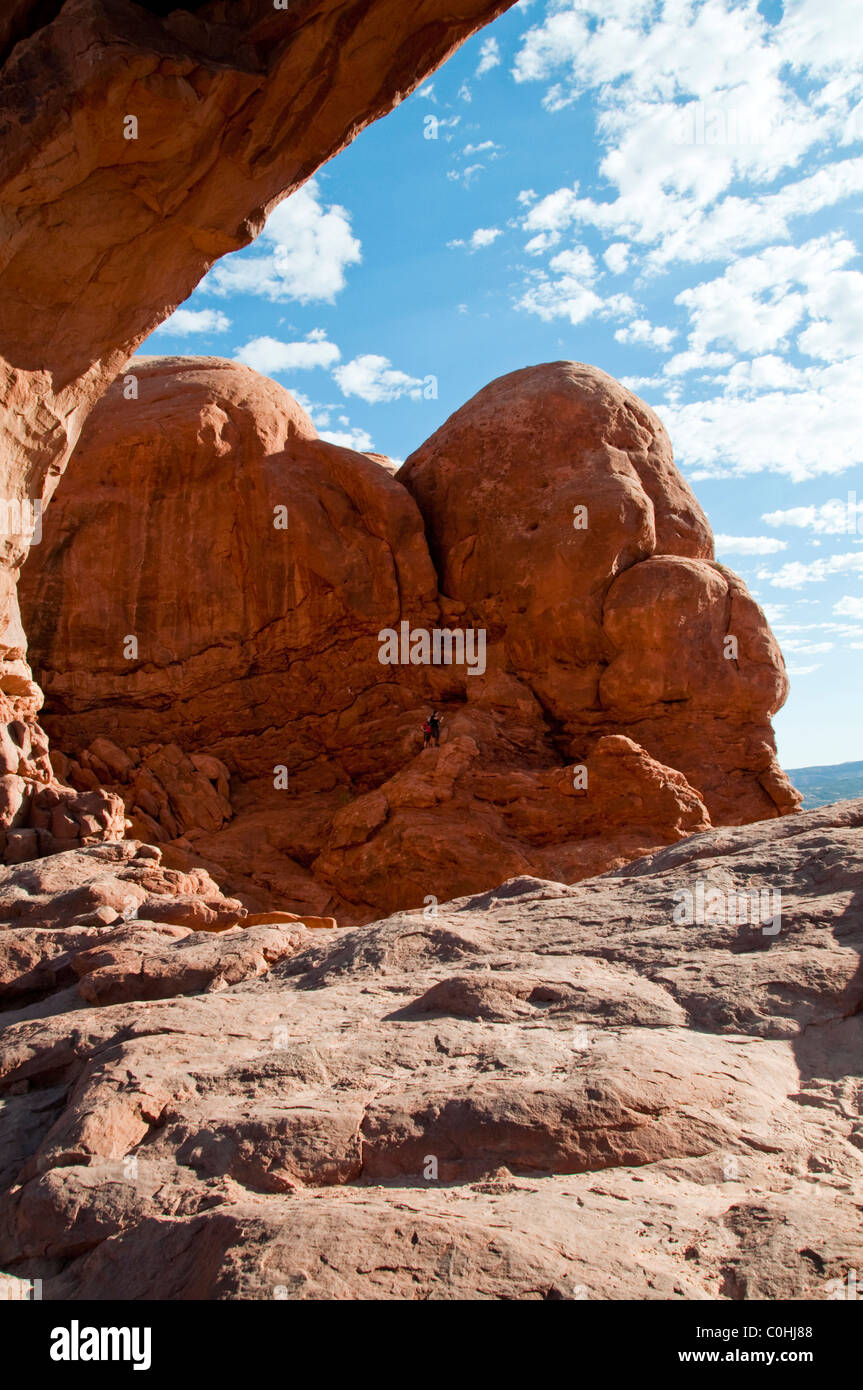 North Window Arch,Created by Ceaseless Erosional Powers of Wind and ...