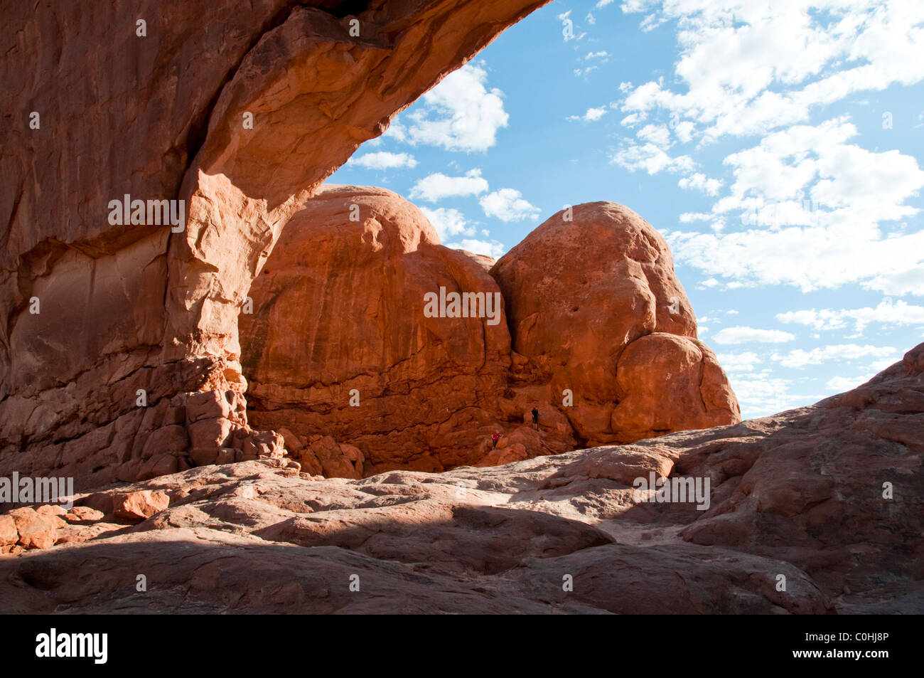 North Window Arch,Created by Ceaseless Erosional Powers of Wind and ...